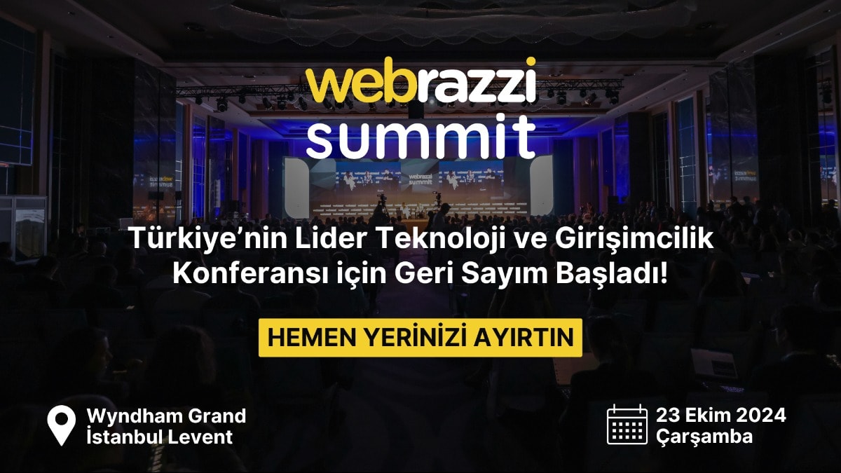 Türkiye Teknoloji ve Girişimcilik Ekosistemi 23 Ekim'de Webrazzi Summit 2024'te buluşuyor! - Sözcü