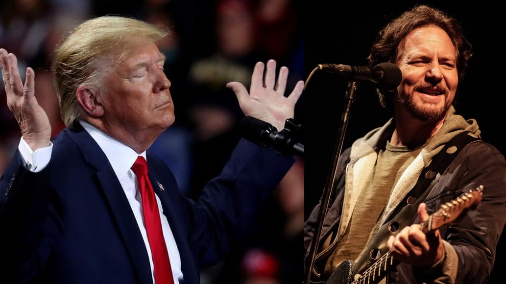 Donald Trump, ünlü rock grubu Pearl Jam'e ilham olmuş - Sözcü