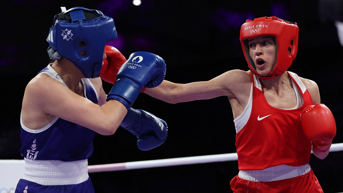 2024 Paris Olimpiyatları: Hatice Akbaş yarı finalde! Madalya garantisi ...